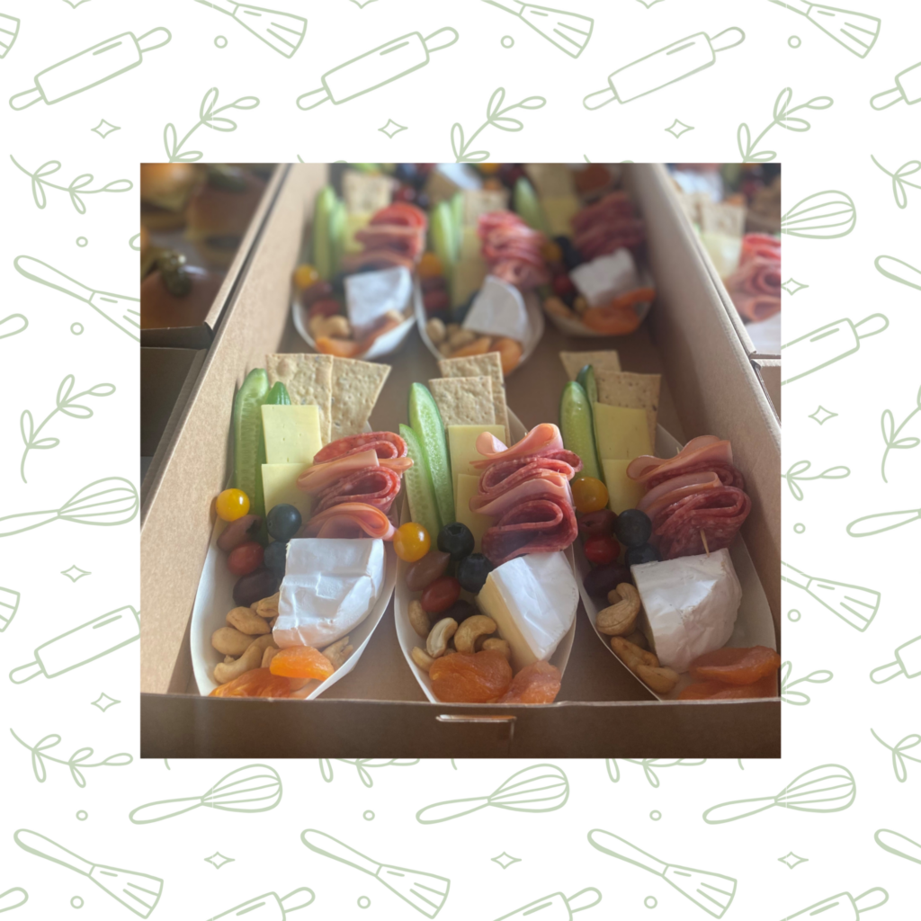 Individual Grazing Boats - AAL Catering